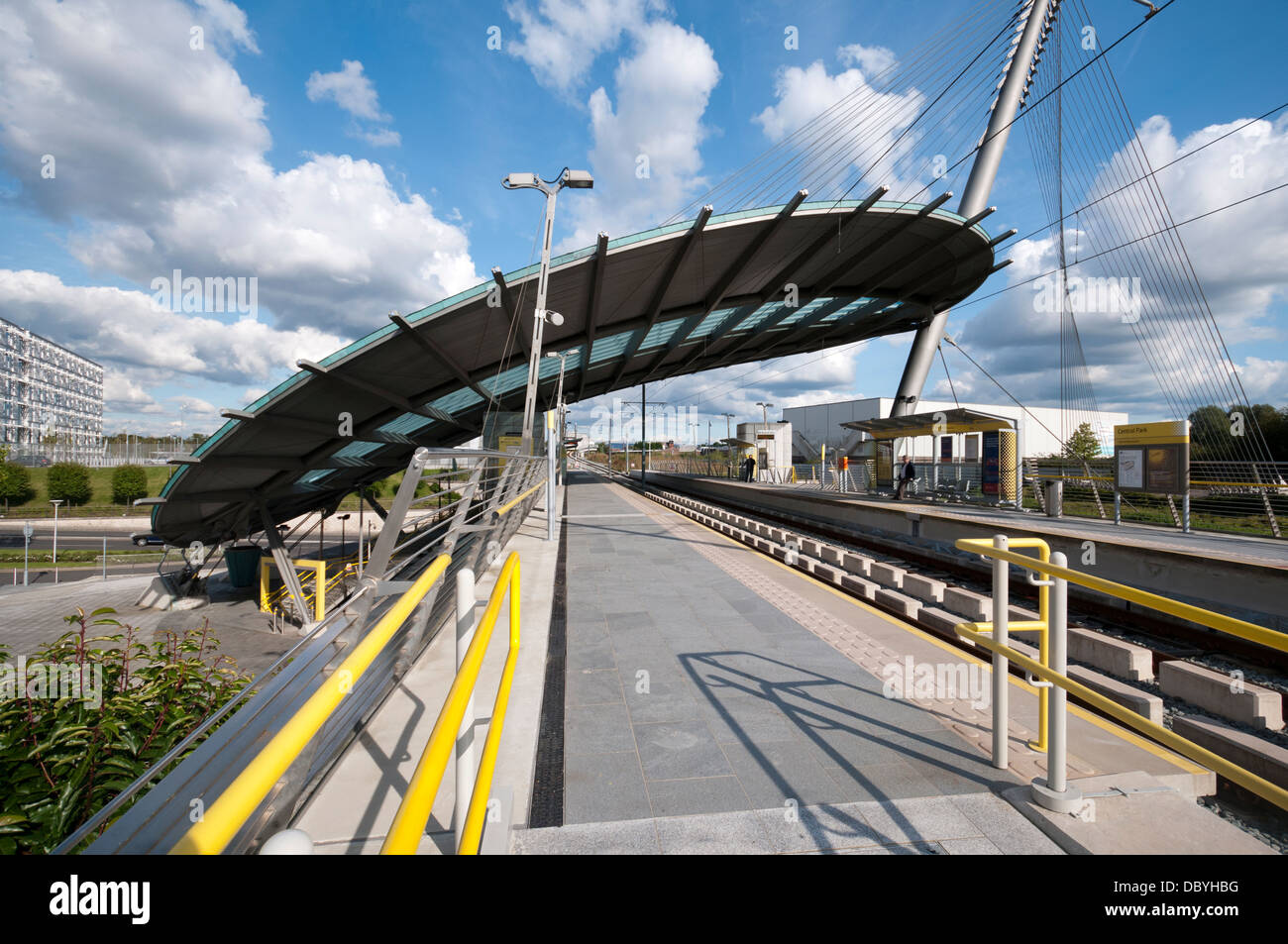 Central Park Transport Interchange tram stop at Newton Heath ...