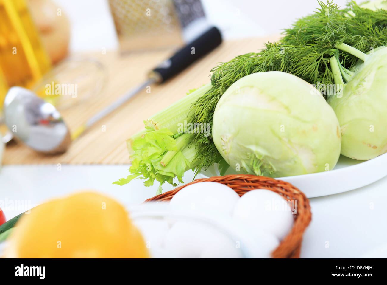 Fresh healthy food Stock Photo - Alamy