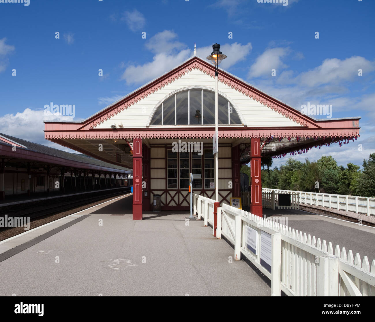 Old station buildings at Aviemore, Scotland Stock Photo - Alamy
