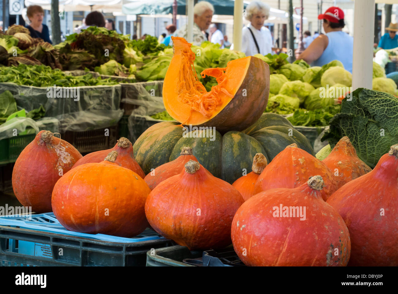 Traditional Vegetable stall at a street market Stock Photo - Alamy