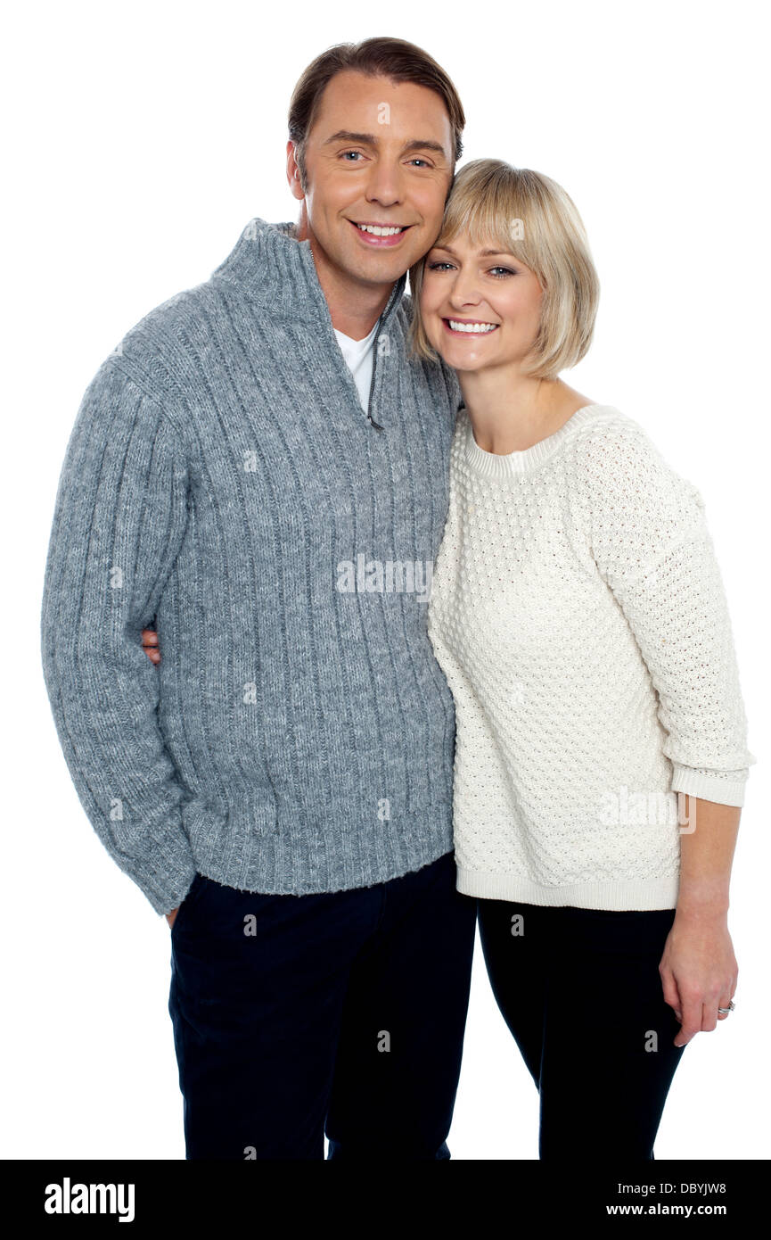 Love couple feeling the warmth of each other Stock Photo - Alamy