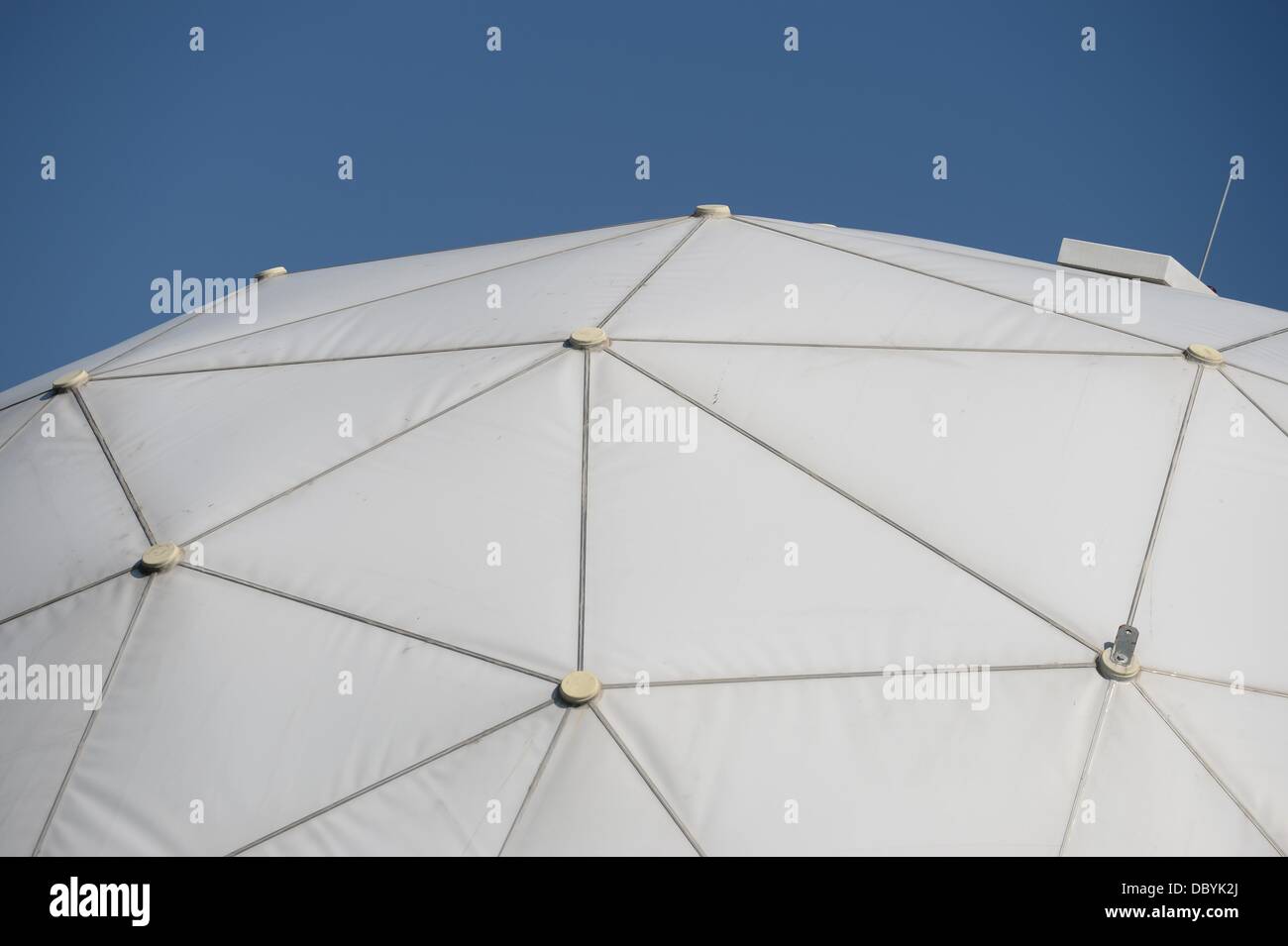 Bad Aibling, Germany. 06th Aug, 2013. Detailed view of a radome (radar ...