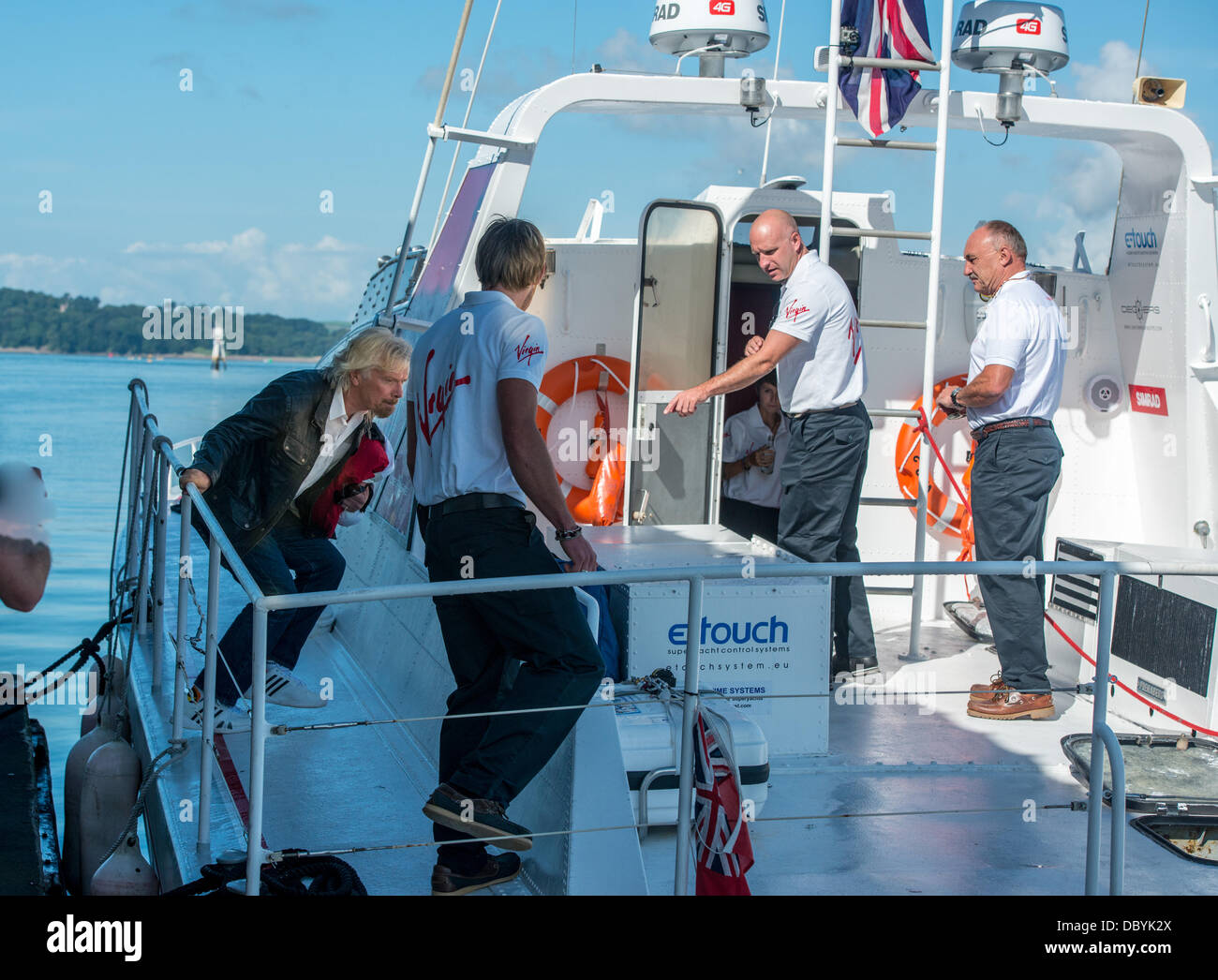 Richard branson virgin atlantic challenger hi-res stock photography and ...