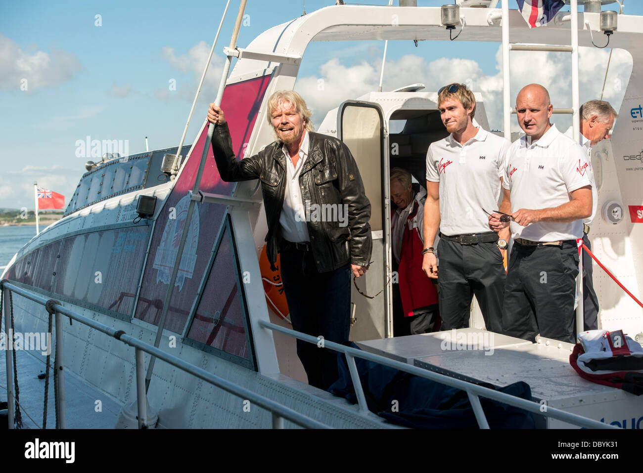 Richard branson virgin atlantic challenger hi-res stock photography and ...