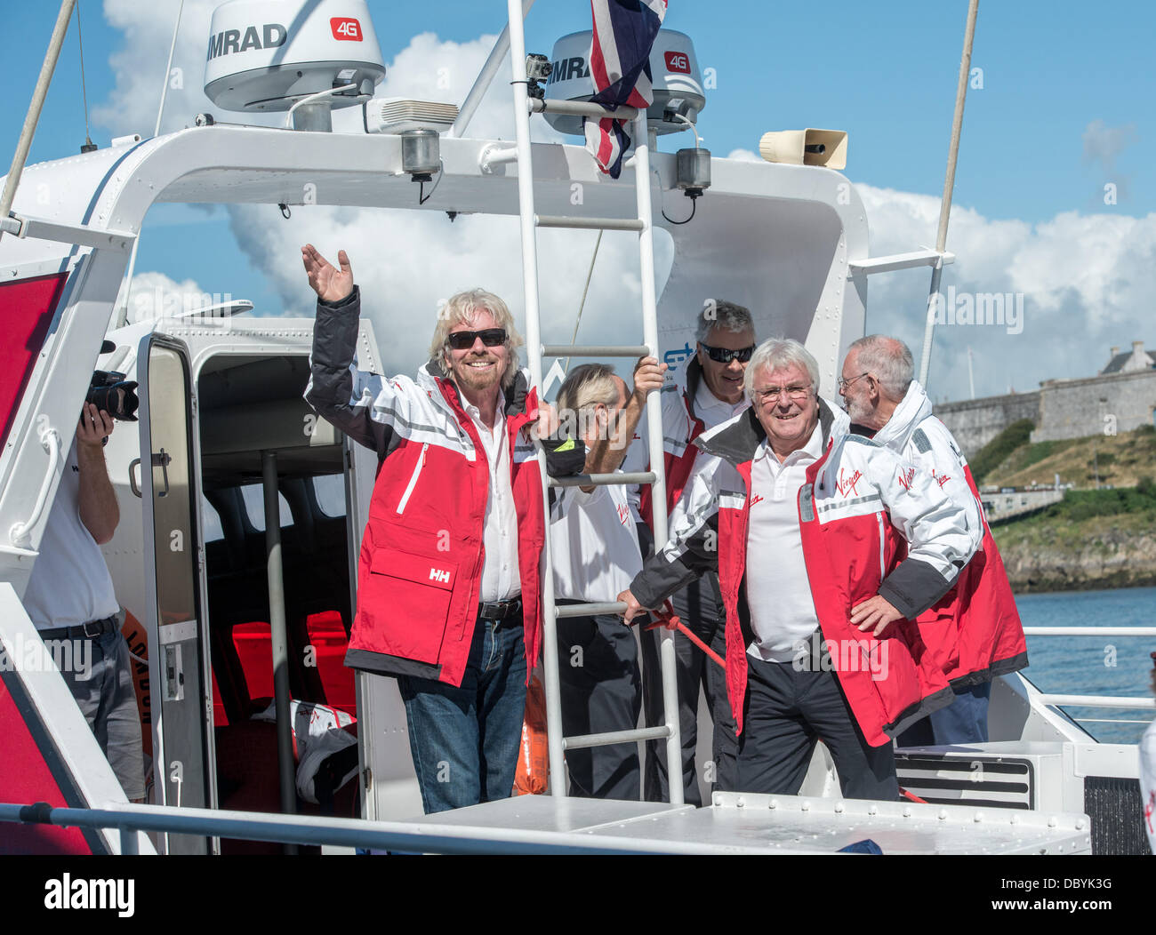Richard branson virgin atlantic challenger hi-res stock photography and ...