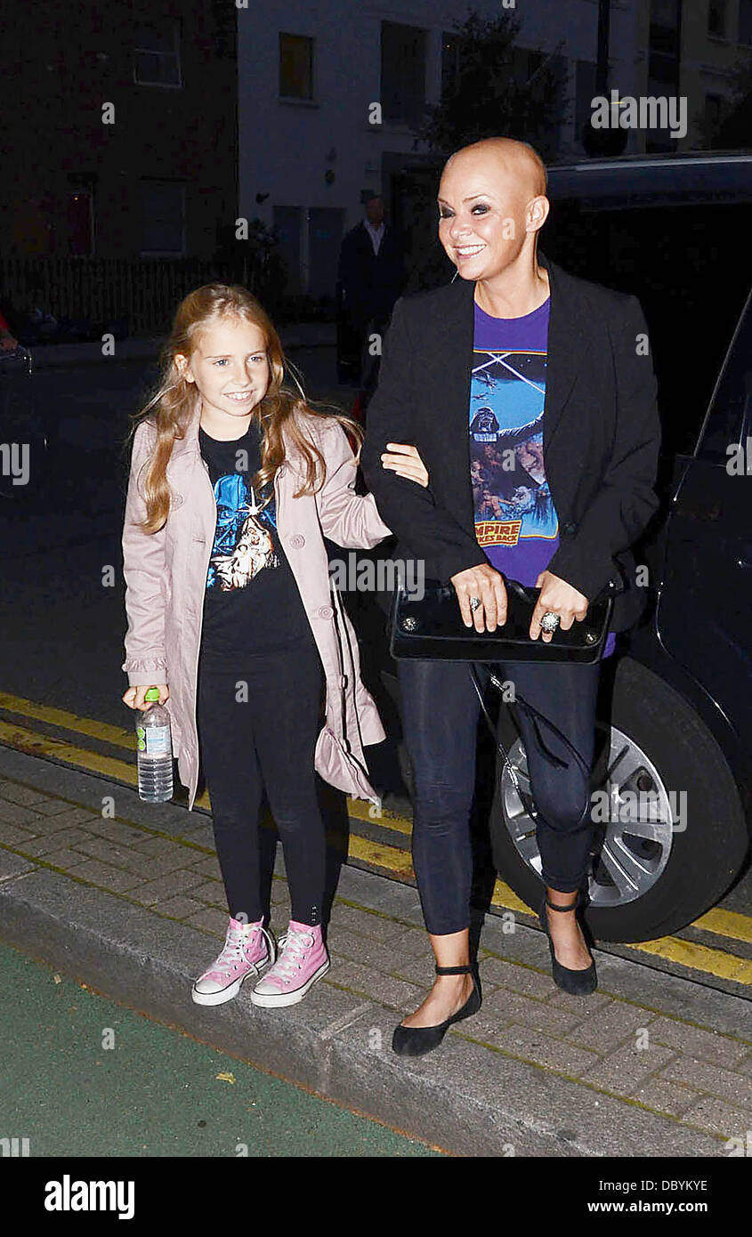 Gail Porter and daughter Star Wars Blu-Ray - launch party at BT Tower ...