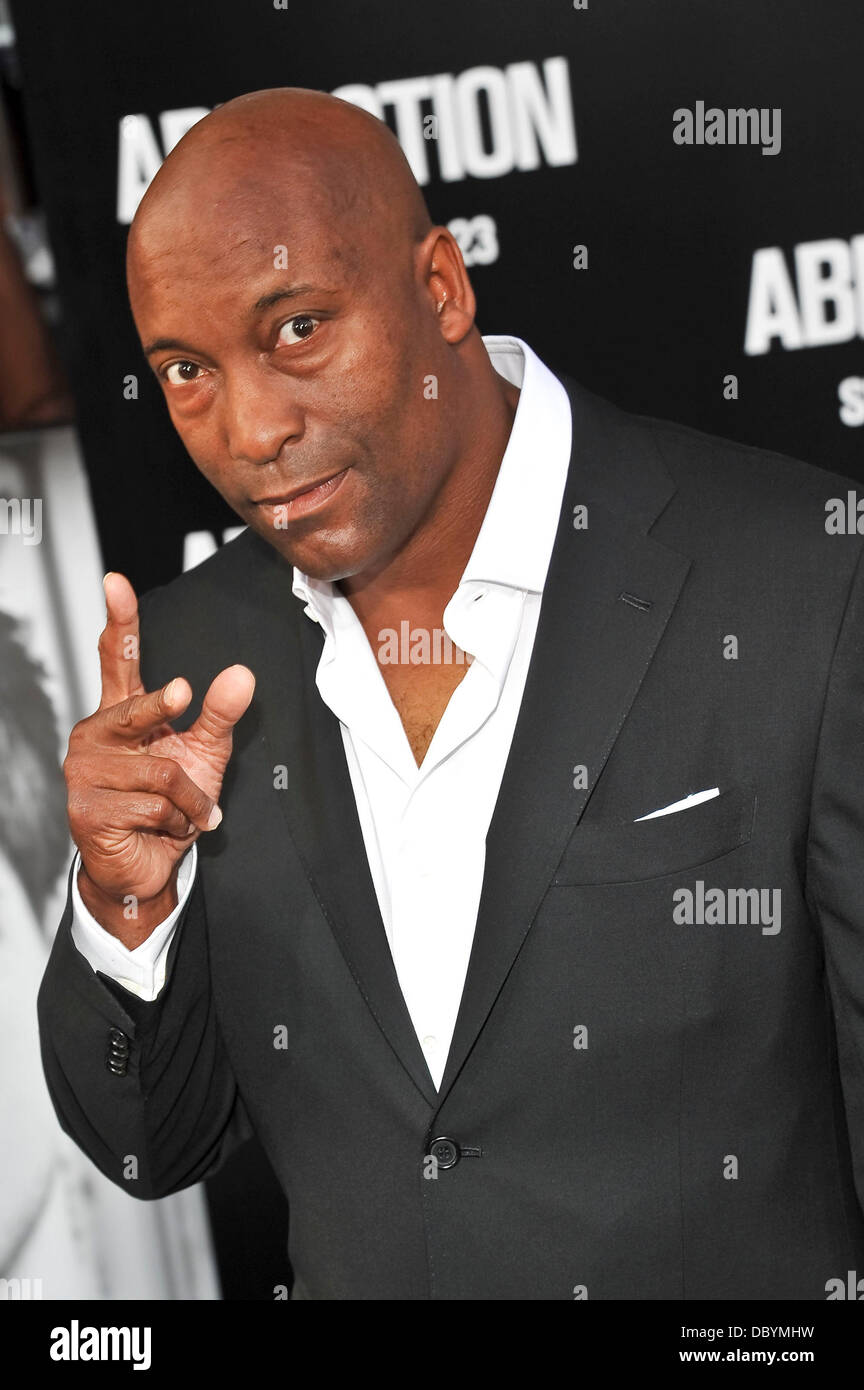 John Singleton The premiere of 'Abduction' held at the Chinese Theatre - Arrivals Los Angeles ...