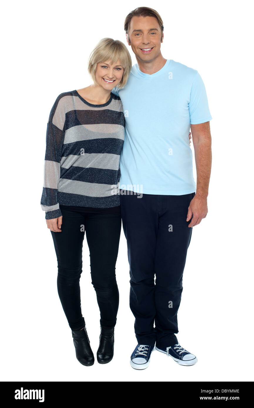Portrait romantic middle aged Cut Out Stock Images & Pictures - Alamy