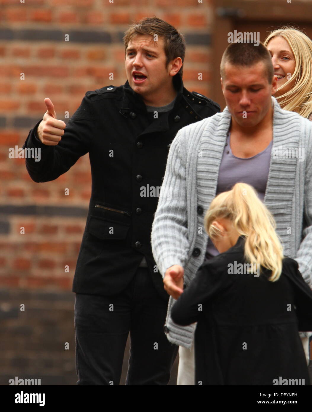 Craig Gazey 'Coronation Street' cast arriving at the Granada studios ...