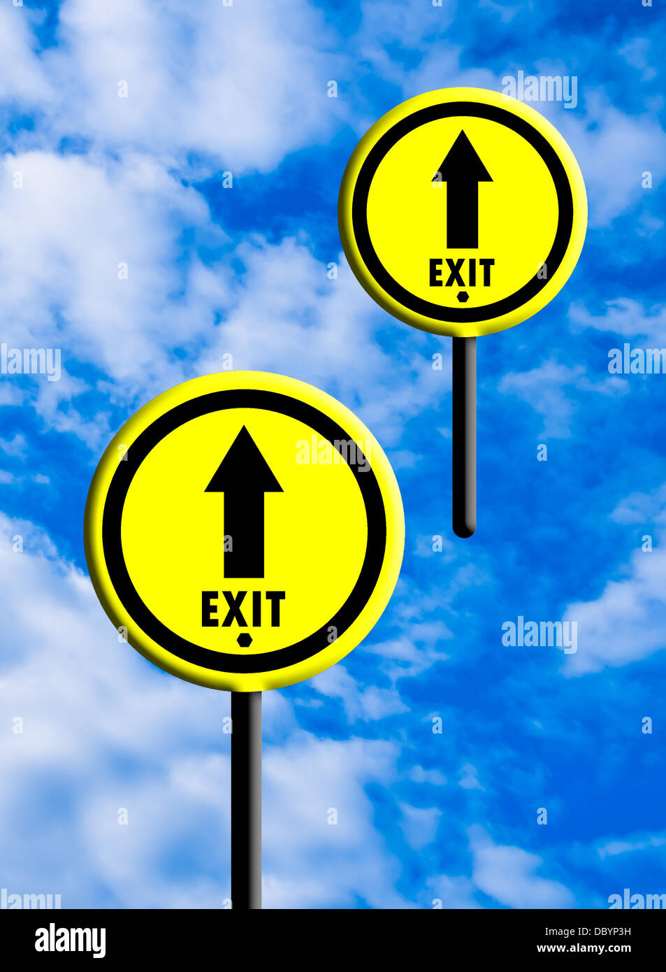 Exit symbol hi-res stock photography and images - Alamy