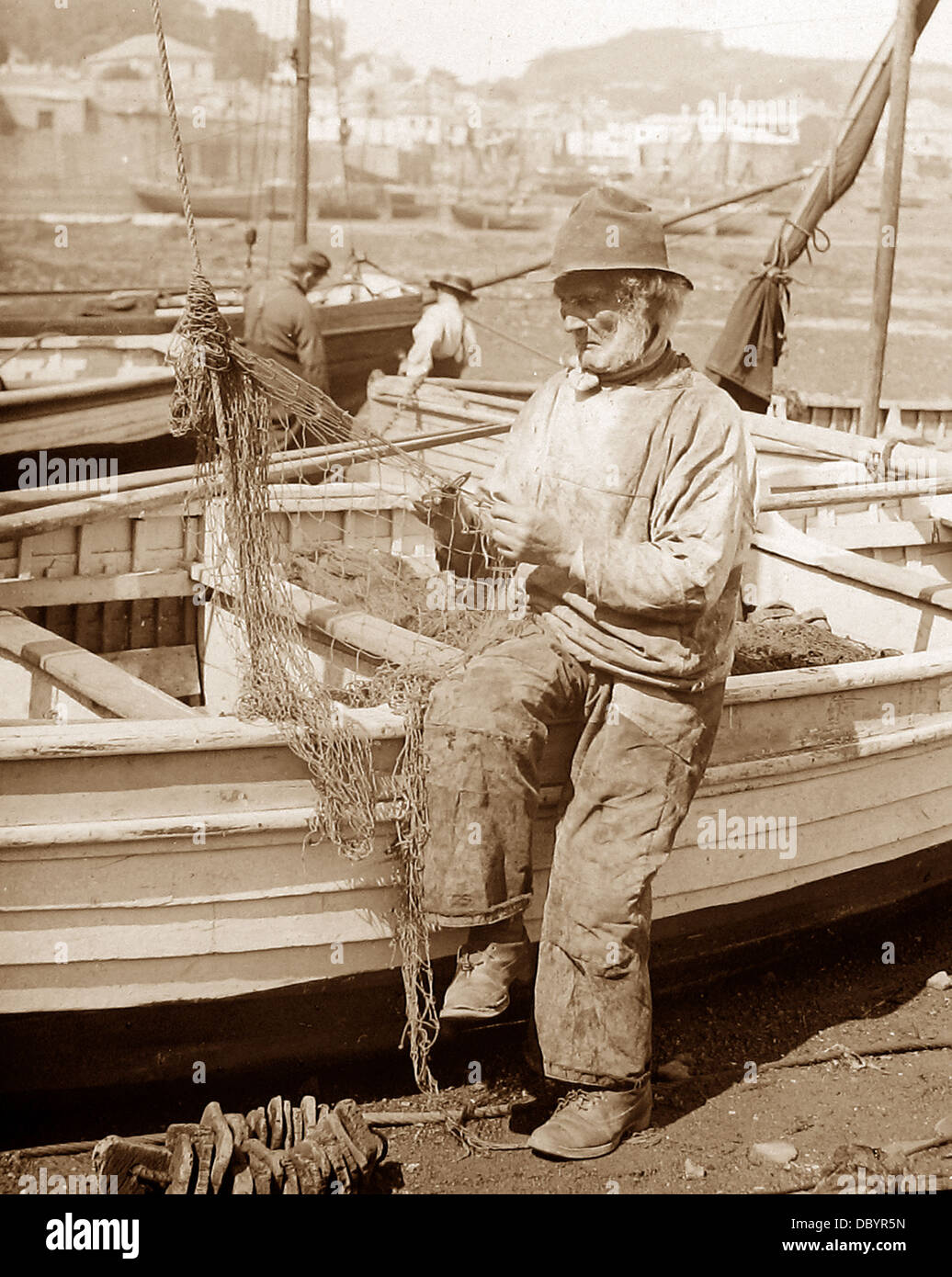 Fisherman victorian period hi-res stock photography and images - Alamy