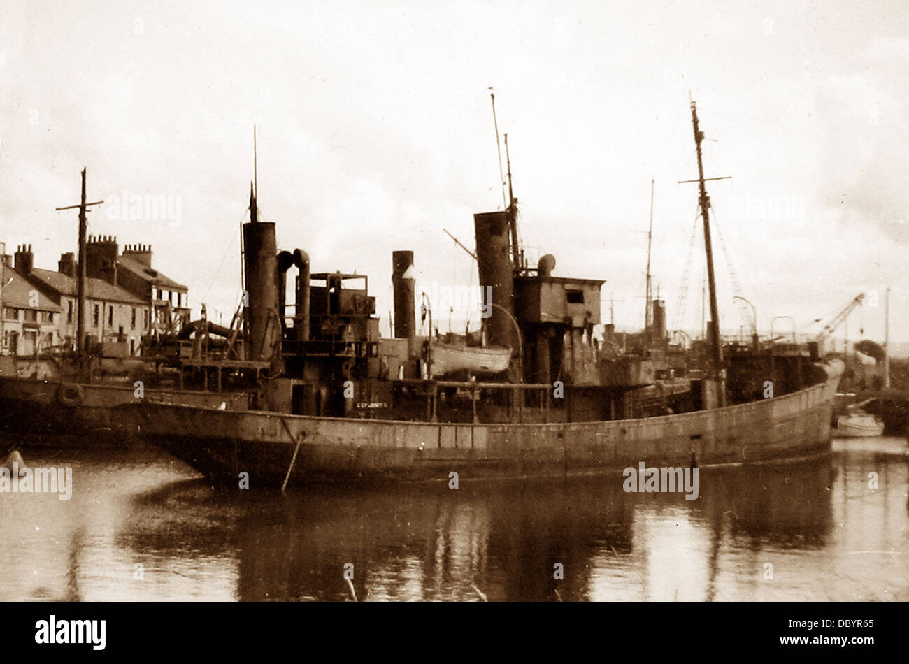 Glasson Dock early 1900s Stock Photo - Alamy