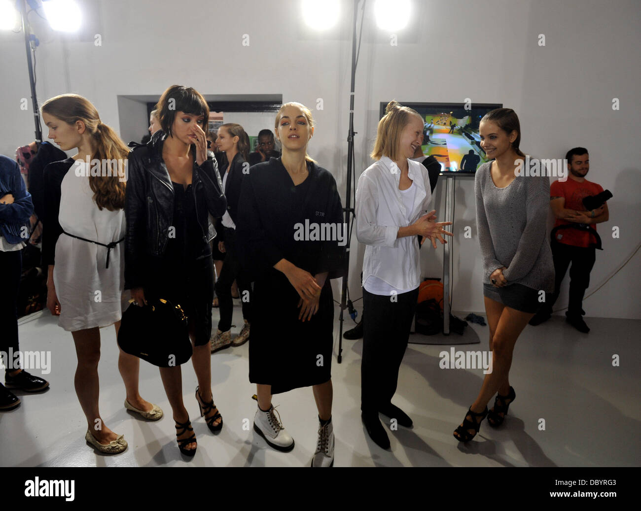 Models London Fashion Week Spring/Summer 2012 - House of Holland ...