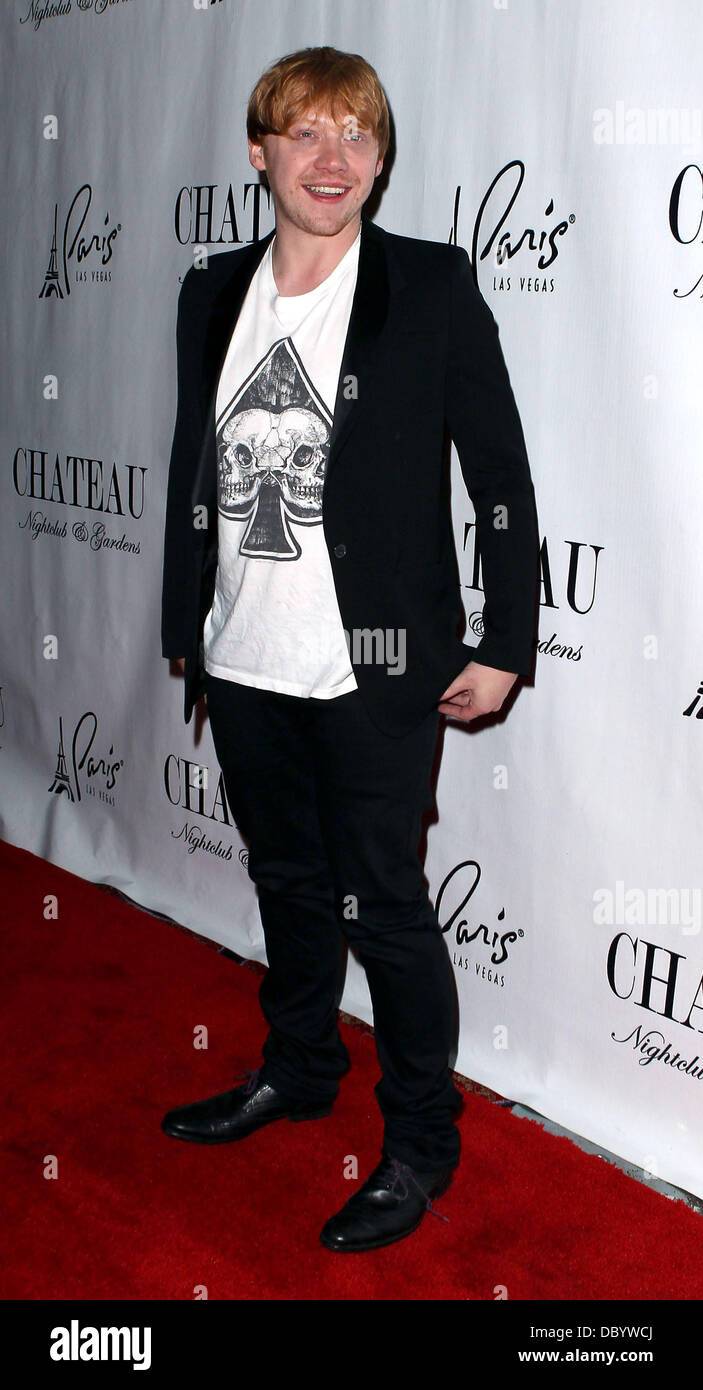 Rupert Grint celebrates his birthday at Chateau nightclub inside Paris ...