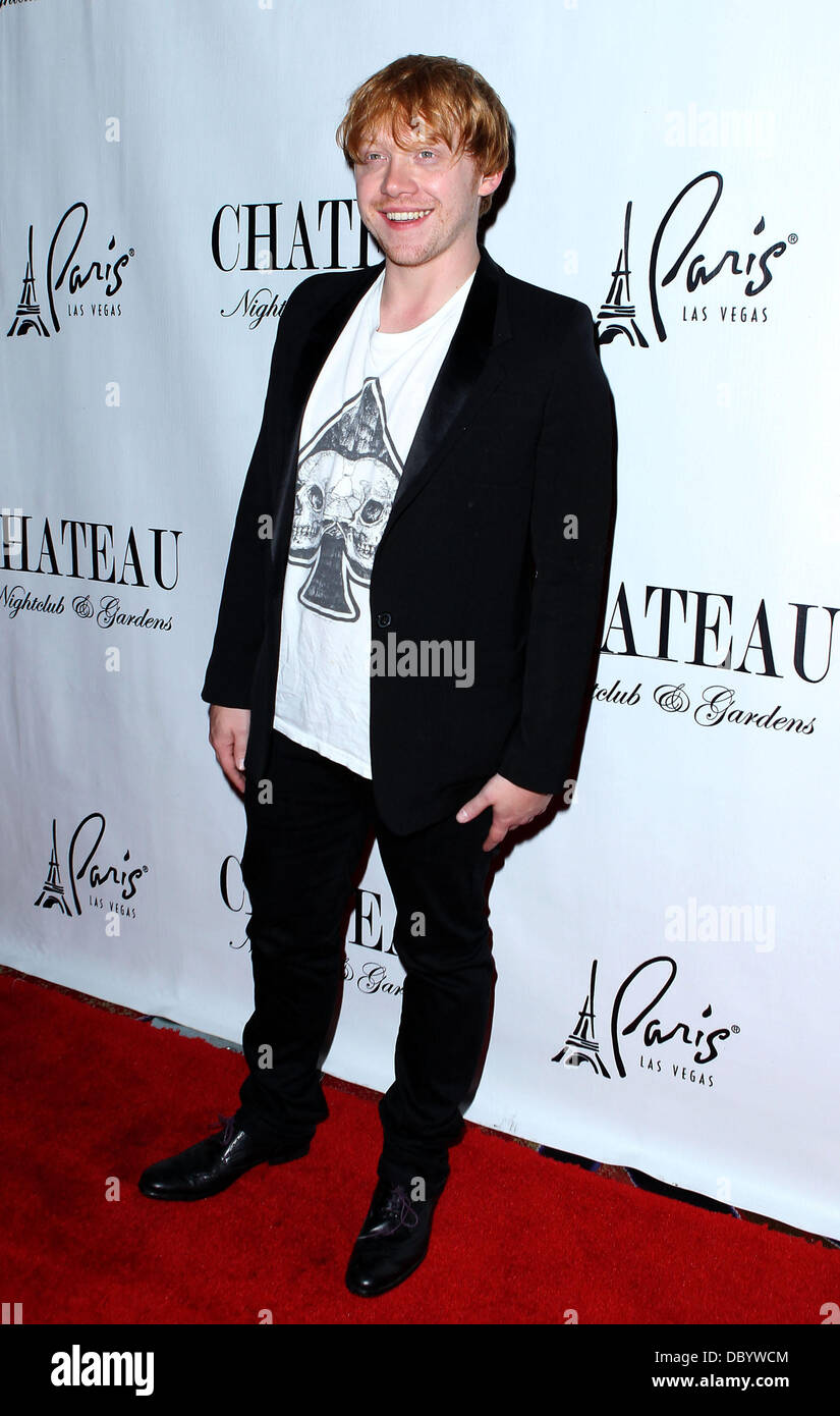Rupert Grint celebrates his birthday at Chateau nightclub inside Paris ...
