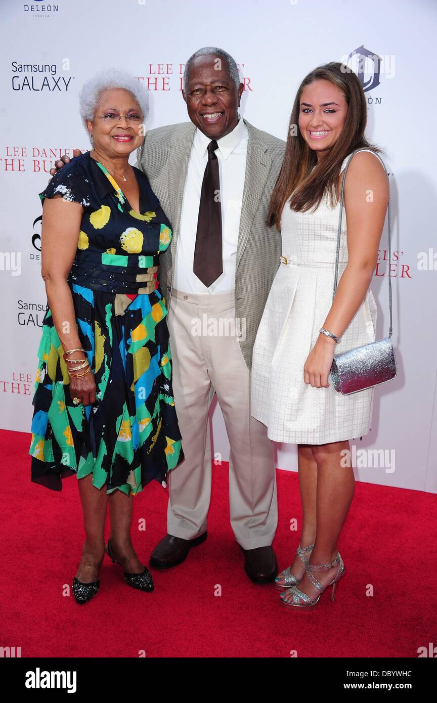 New York, NY. 5th Aug, 2013. Hank Aaron, Family at arrivals for LEE DANIELS' THE BUTLER Premiere ...