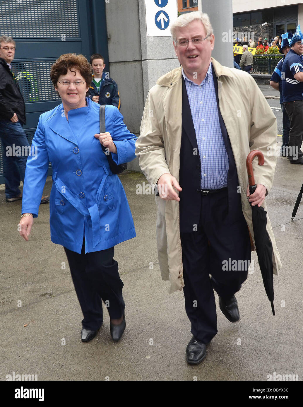 Carol Hanney, Eamon Gilmore The Dublin v Kerry All Ireland Final at ...