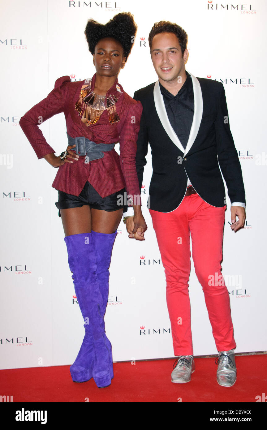 Dan Smith and Shingai Shoniwa Rimmel London party held at Battersea Power Station London ...