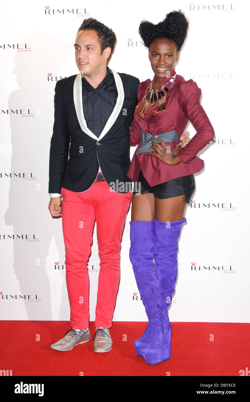 Dan Smith and Shingai Shoniwa Rimmel London party held at Battersea ...