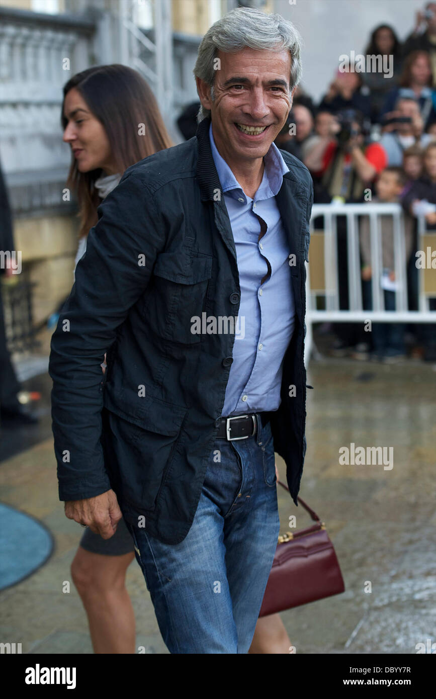 Spanish Actor Imanol Arias and girlfriend 59th San Sebastian ...