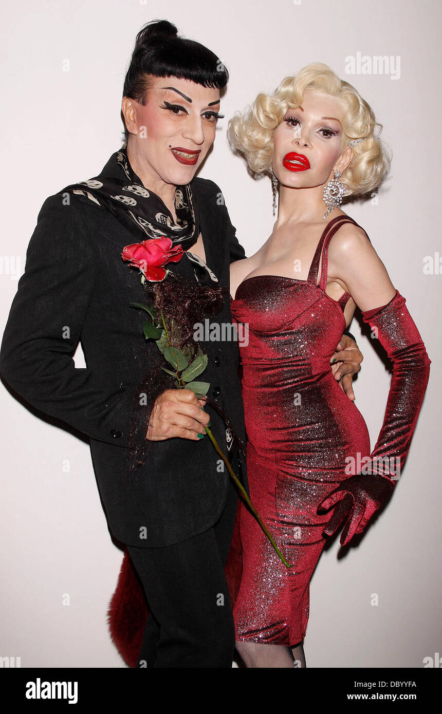 Joey Arias and Amanda Lepore Opening night of the Off-Broadway ...