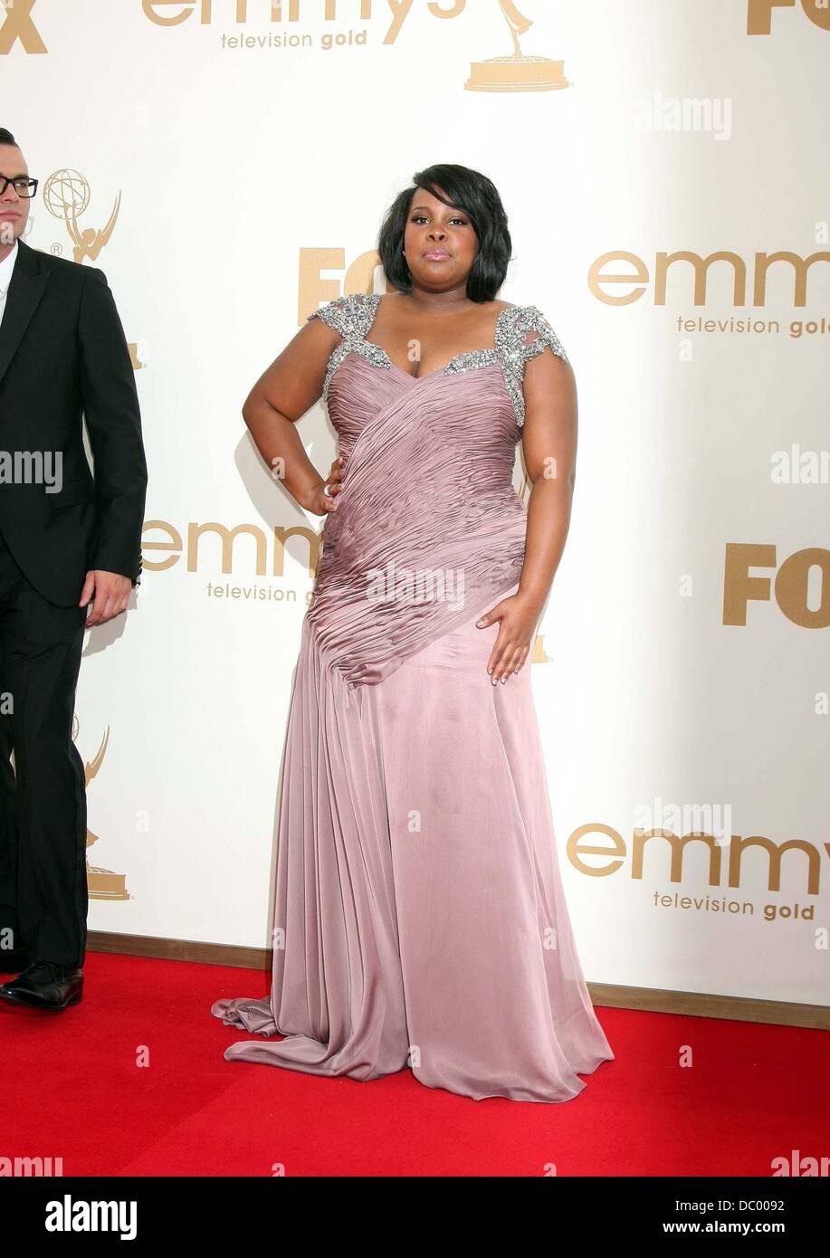 Amber Riley The 63rd Primetime Emmy Awards held at the Nokia Theater LA ...
