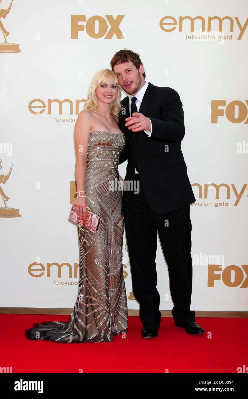 Anna Faris The 63rd Primetime Emmy Awards held at the Nokia Theater LA ...
