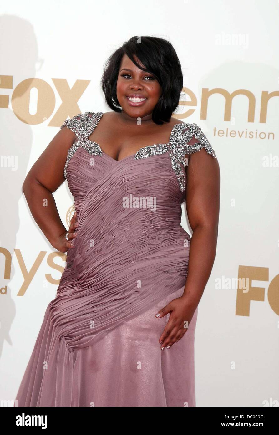 Amber Riley The 63rd Primetime Emmy Awards held at the Nokia Theater LA ...