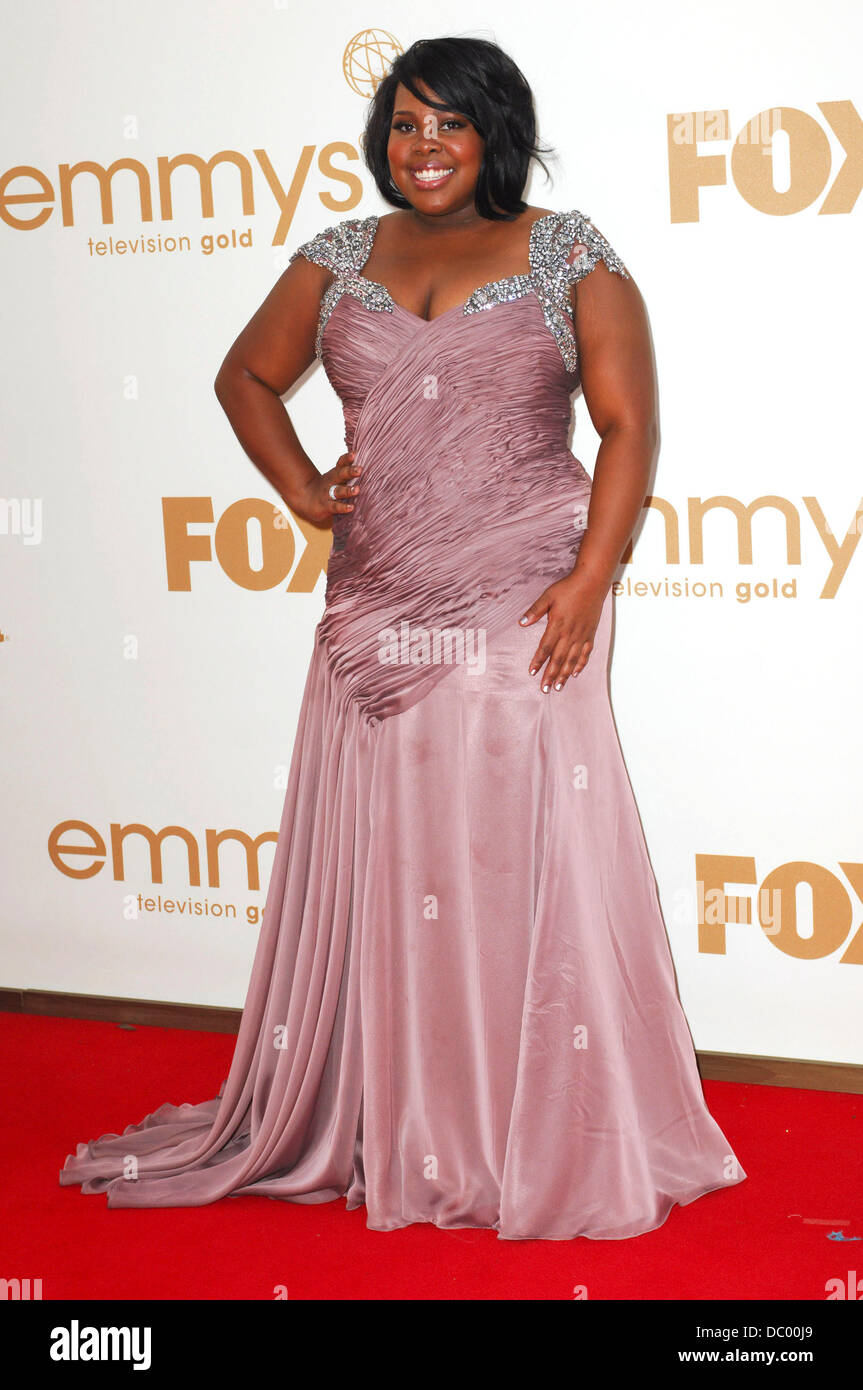 Amber Riley The 63rd Primetime Emmy Awards held at the Nokia Theater ...