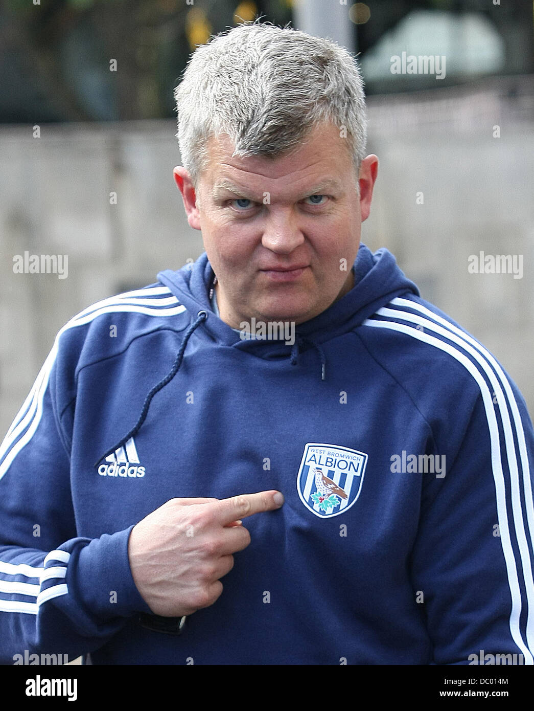 Adrian Chiles at the ITV studios London, England - 19.09.11 Stock Photo ...