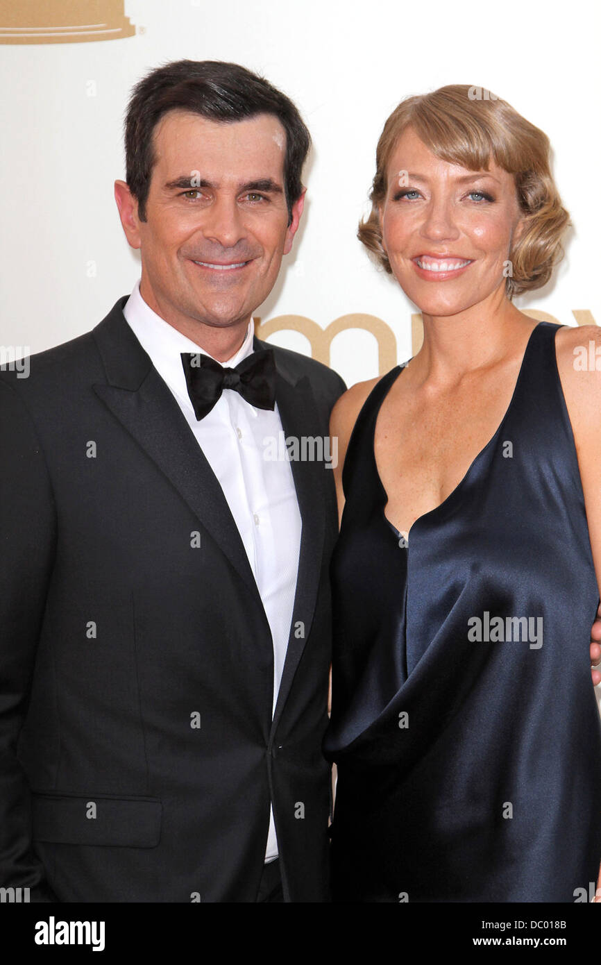 Ty Burrell and Holly Burrell The 63rd Primetime Emmy Awards, held at ...