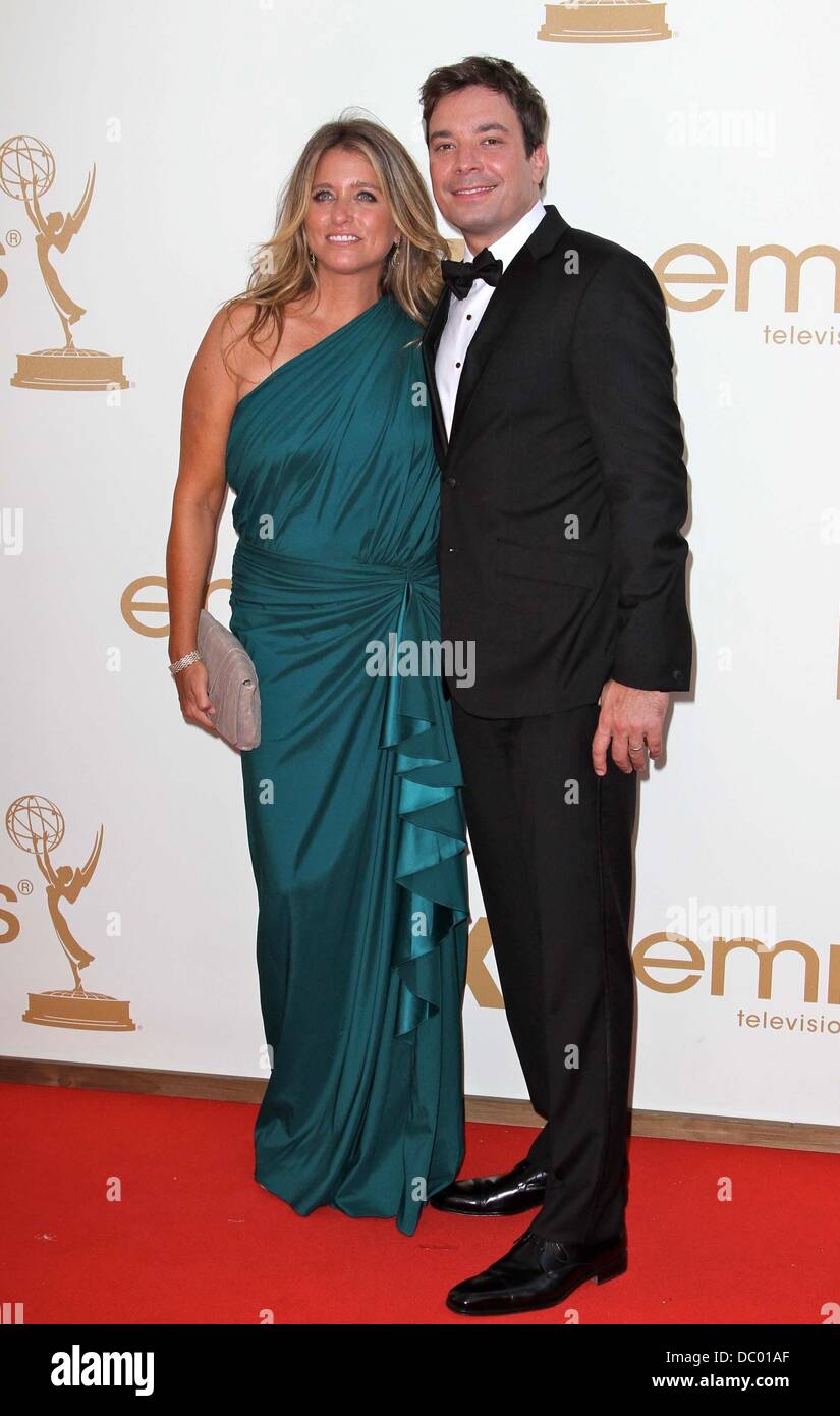 Nancy Juvonen and Jimmy Fallon The 63rd Primetime Emmy Awards held at ...