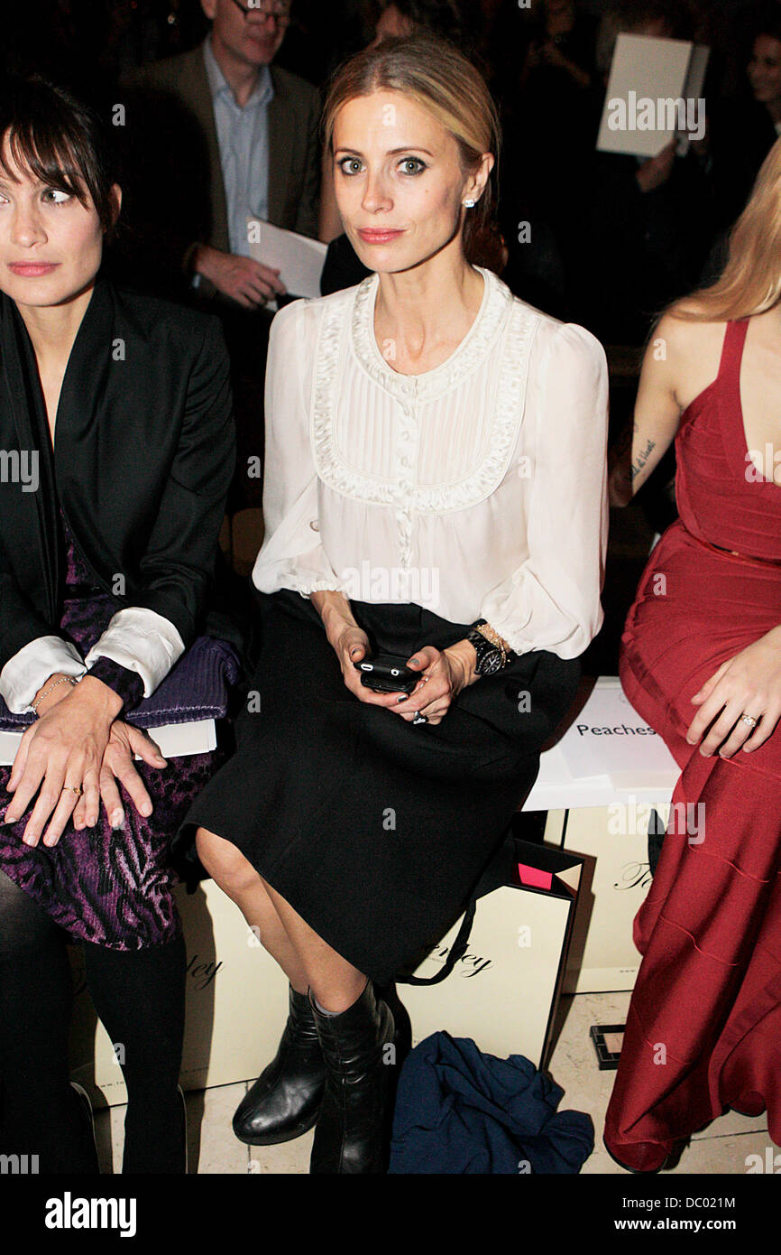 Laura Bailey London Fashion Week Spring/Summer 2012 - Temperley - Front ...