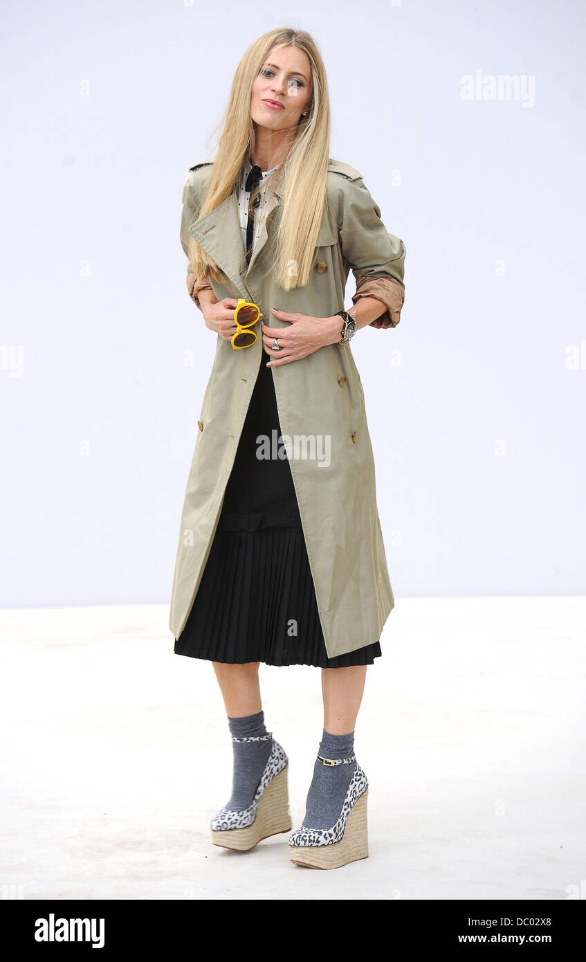 Laura Bailey London Fashion Week Spring/Summer 2012 - Burberry Prorsum ...