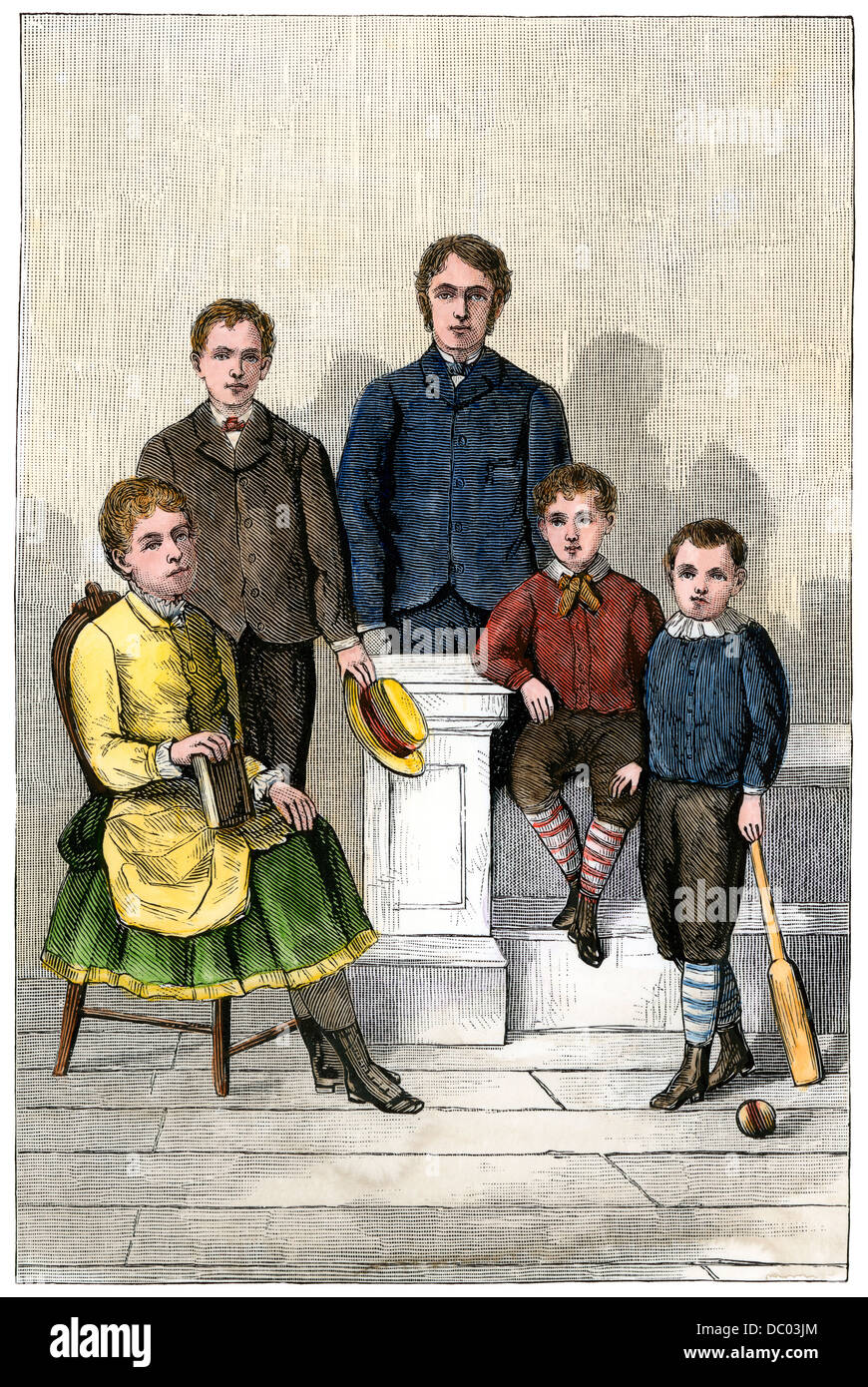 James a garfield and family hi-res stock photography and images - Alamy