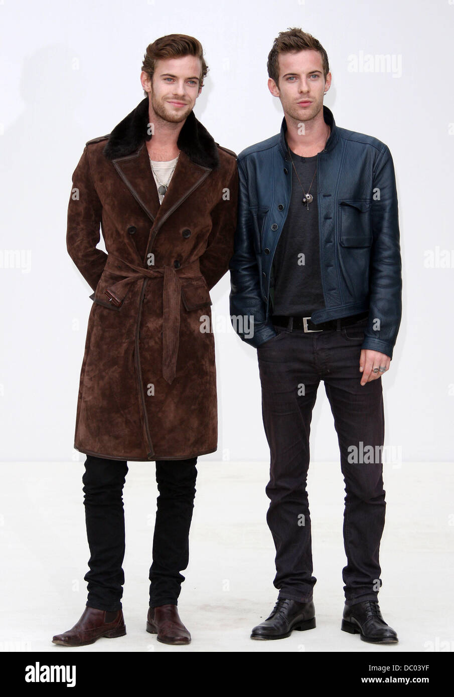 Luke Treadaway and Harry Treadaway London Fashion Week Spring/Summer ...