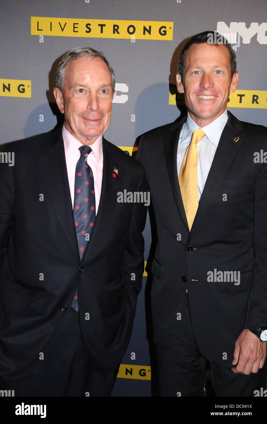 Lance Armstrong and Mayor Michael R. Bloomberg The United Nations hold ...