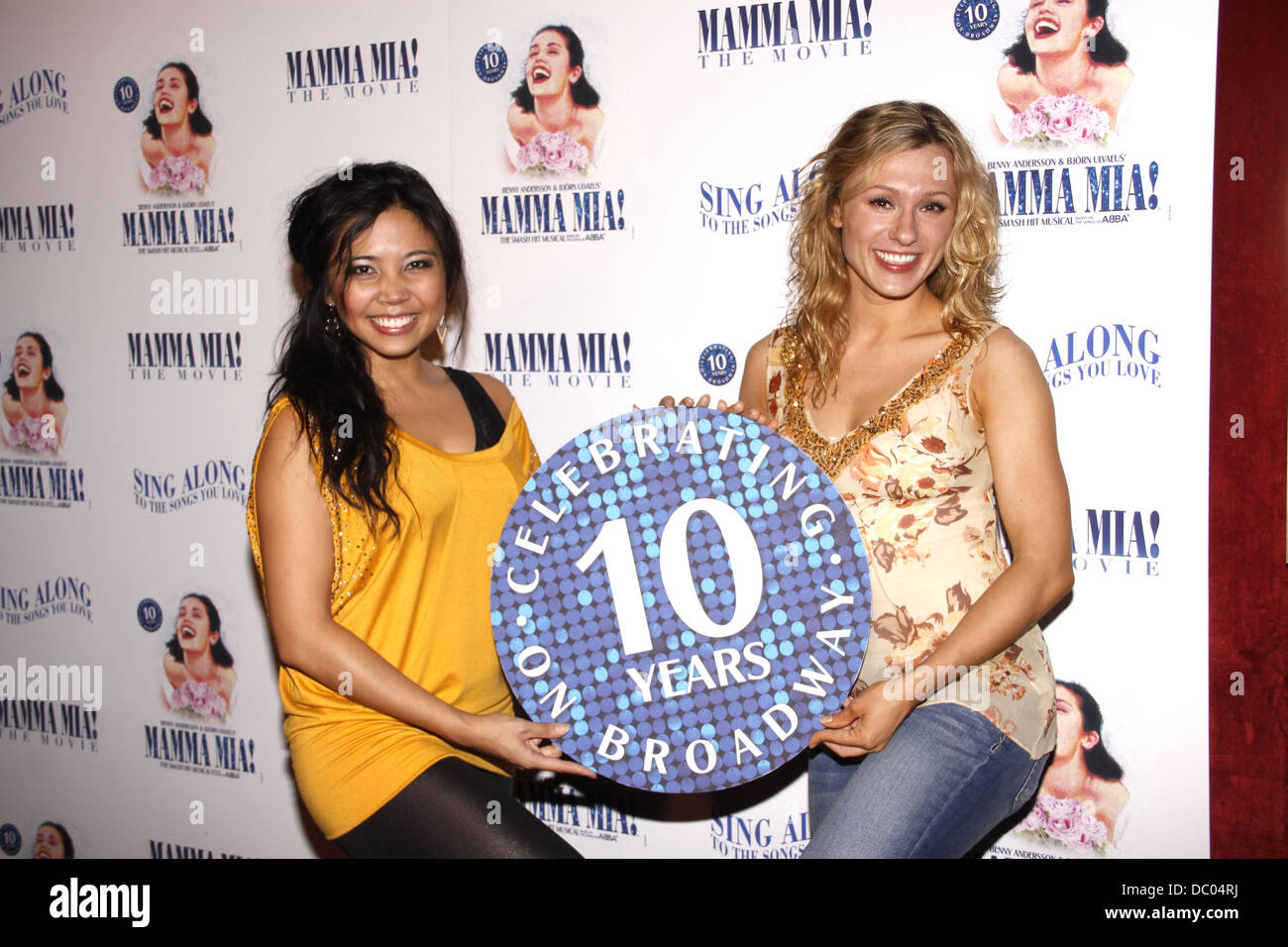 Catherine Ricafort and AJ Fisher Celebrating the 10th anniversary of ...