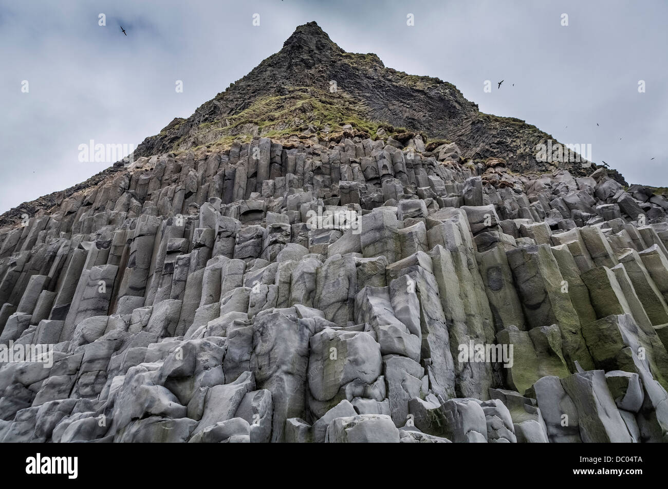 Basalt columns, Reynisfjara beach, Iceland Stock Photo - Alamy