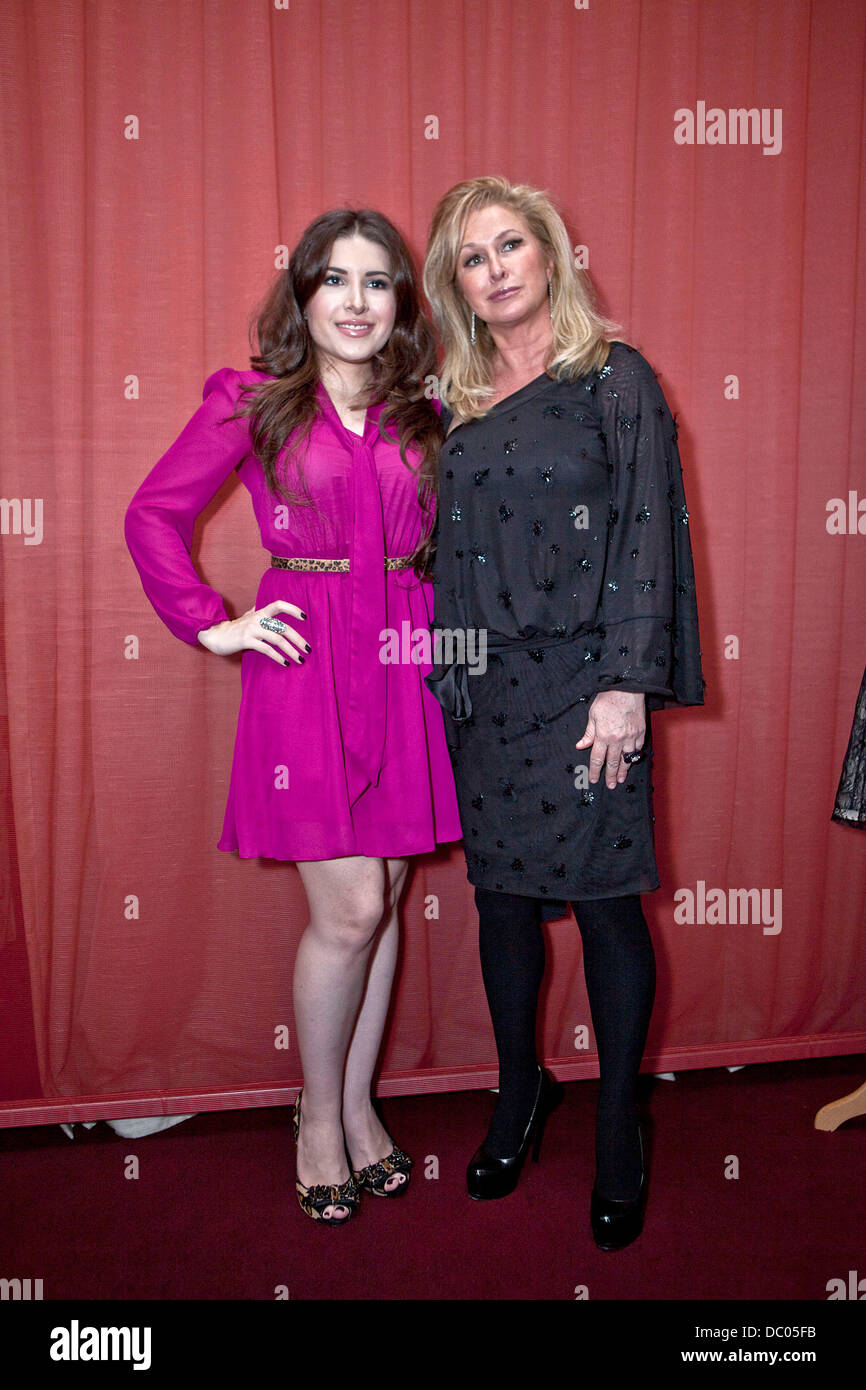 Jessica Harlow and Kathy Hilton at a party to celebrate the launch of ...