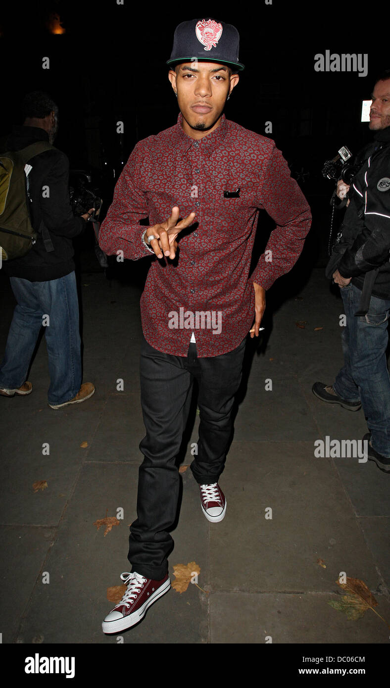 Rapper Fazer of N-Dubz at the James Small party held at the Corinthia ...