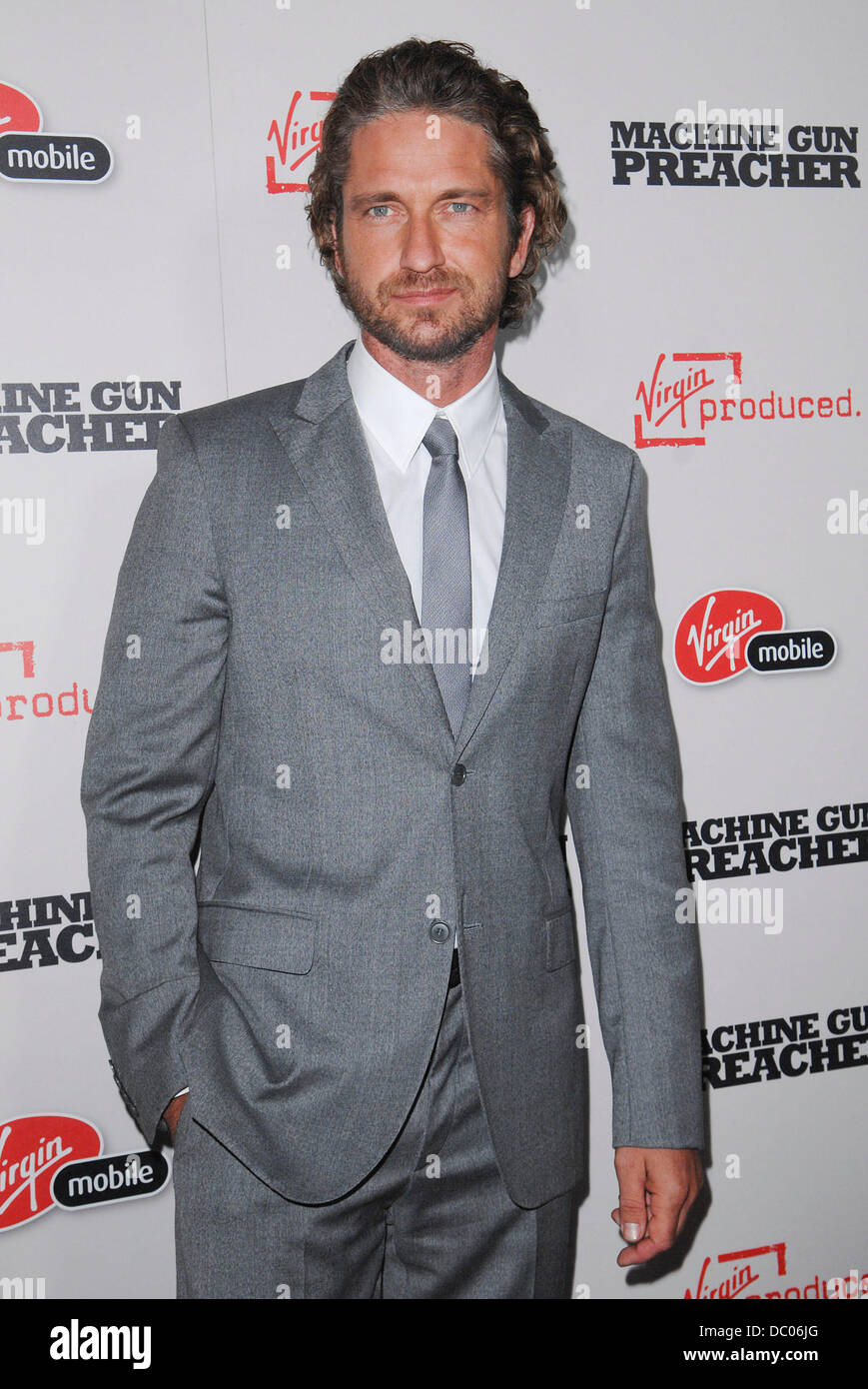Gerard Butler, at the 'Machine Gun Preacher' premiere shown at the ...