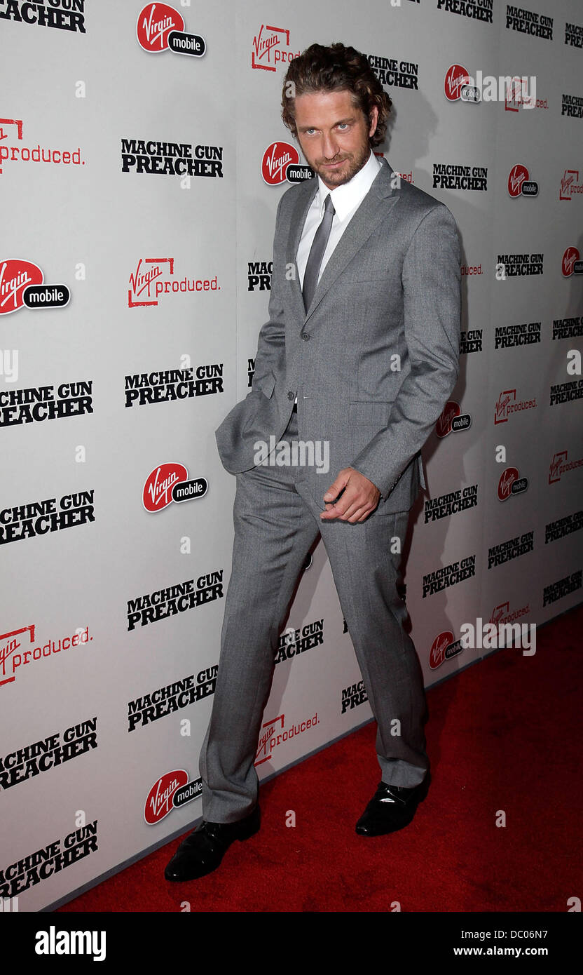Gerard Butler "Machine Gun Preacher" Los Angeles Premiere at Academy of ...