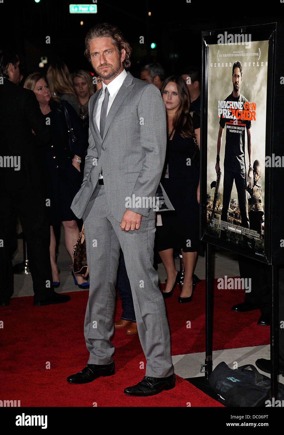 Gerard Butler Machine Gun Preacher Premiere High Resolution Stock ...