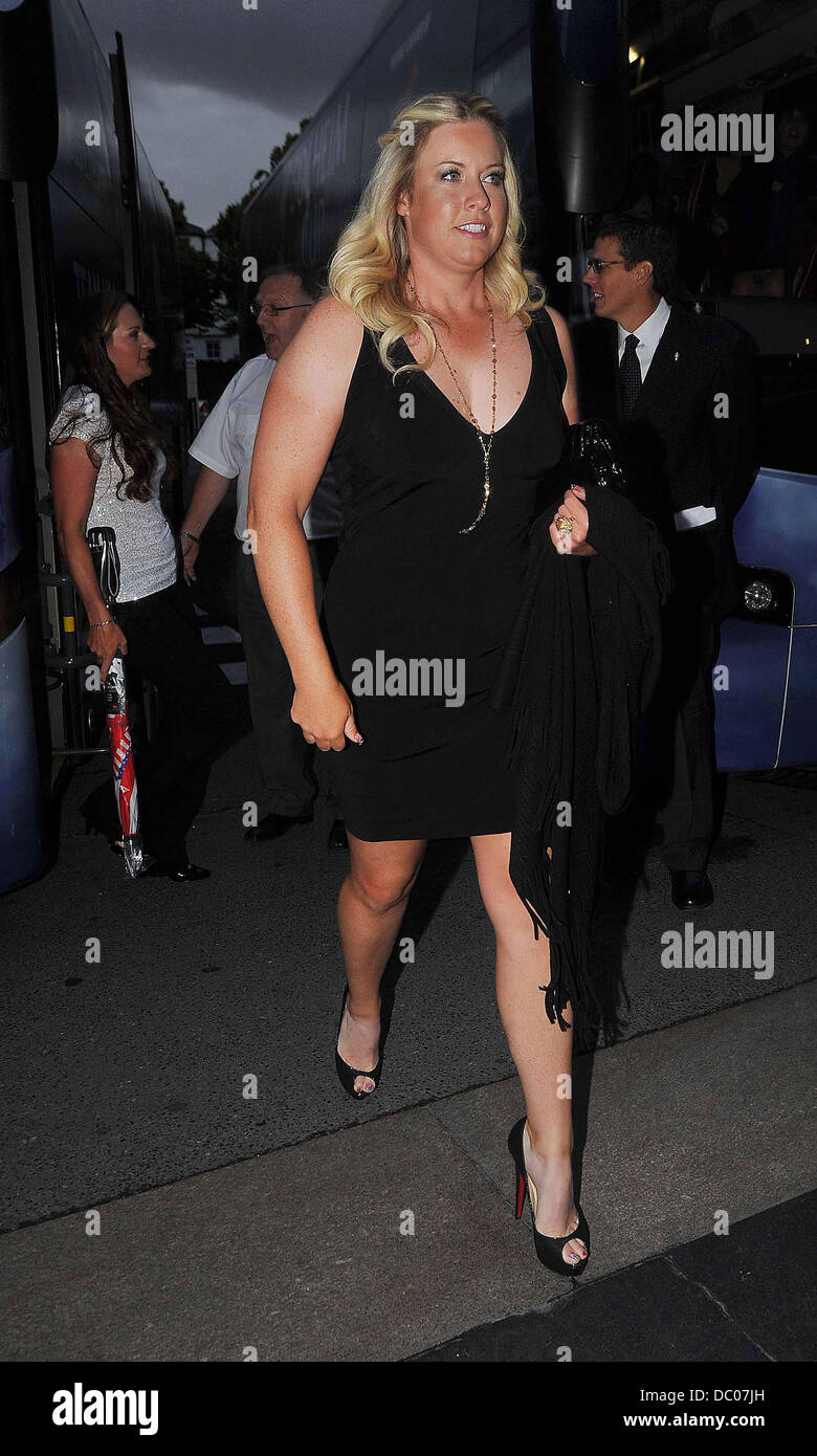 Brittany Lang attending The Solheim Cup Team Dinner held at The ...