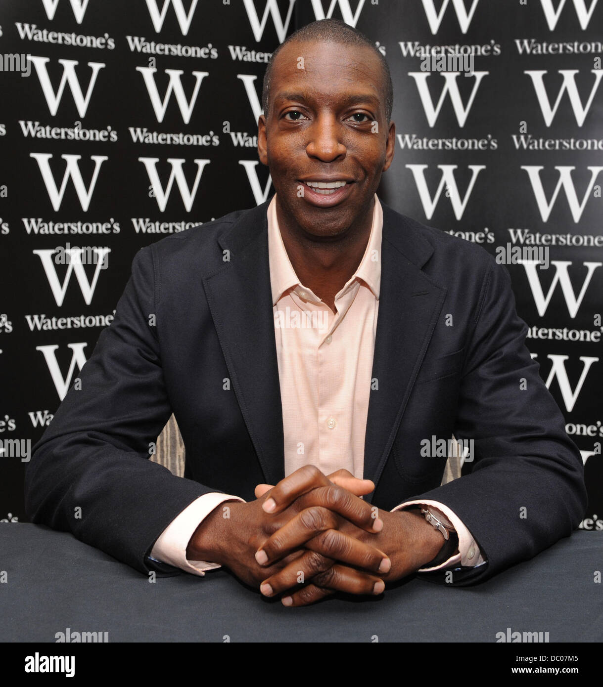 Michael Johnson signs copies of his book 'Gold Rush' at Waterstone's ...