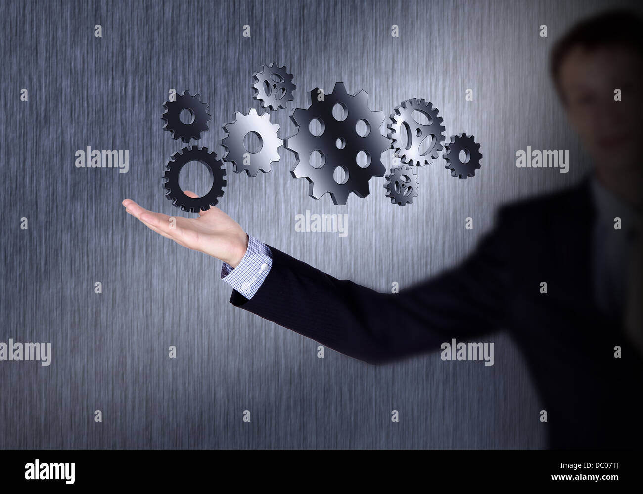 Image with machinery gears Stock Photo - Alamy