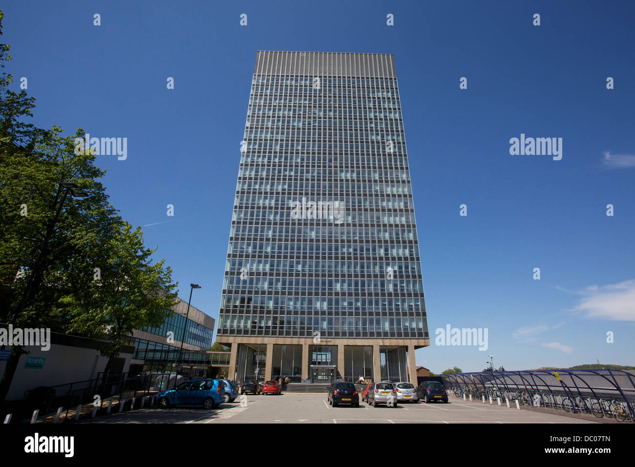 The Arts Tower - University of Sheffield, Western Bank, Sheffield Stock ...