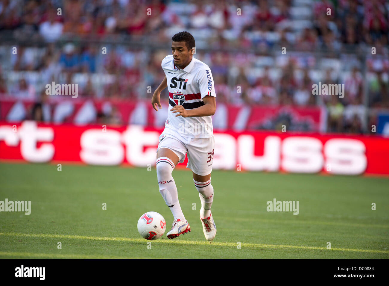 Munich, Germany. 1st Aug, 2013. Reinaldo (Sao Paulo) Football / Soccer ...