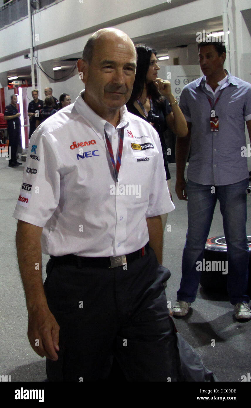 Monisha Kaltenborn, Peter Sauber, Team Sauber, Formula 1: Singapore ...